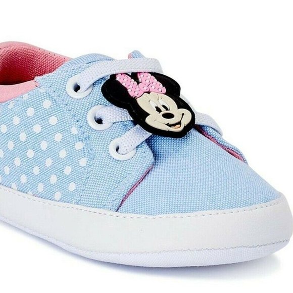 Disney | Shoes | Minnie Mouse Baby Shoes Size 2 3 Or 4 Crib Shoes Brand ...